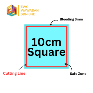 Mirror Kote Sticker | 10cm - EWC Wawasan