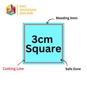 Mirror Kote Sticker | 3cm – EWC Wawasan